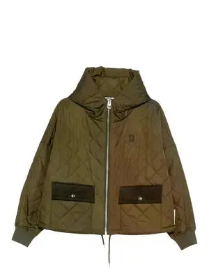 Marc O'polo Quilted Jacket With Hood - Green