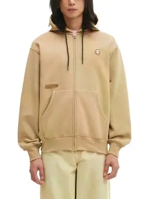 AAPE BY *A BATHING APE® Zip-fastening Hoodie - Neutrals