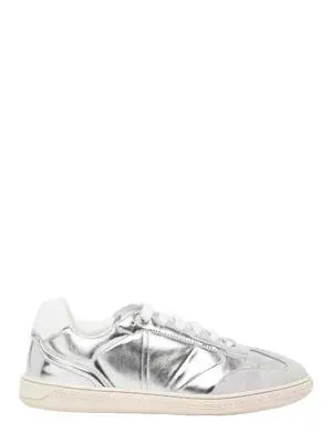 Versace Lace-up Trainers - Silver