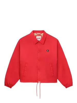 A BATHING APE Drawstring Jacket - Red