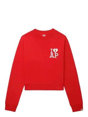 A BATHING APE Graphic Sweater - Red