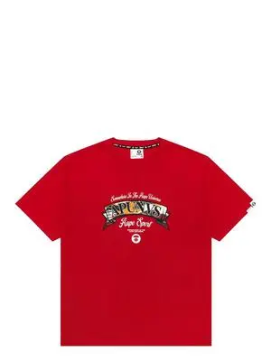 AAPE BY *A BATHING APE® Graphic T-shirt - Red