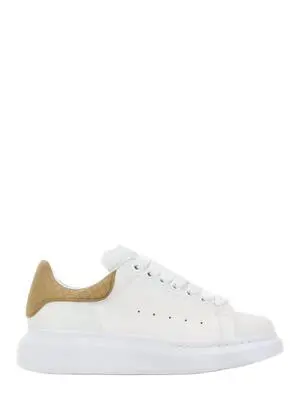 Alexander McQueen Leather Sneakers - White