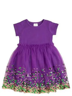 SWEET WINK Confetti Tutu Dress - Purple