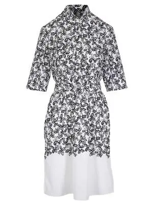 Akris Floral-print Dress - White