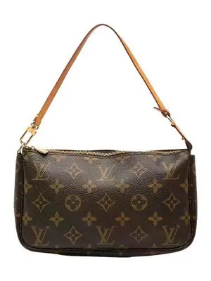 LOUIS VUITTON 2002 Monogram Pochette Accessoires - Brown