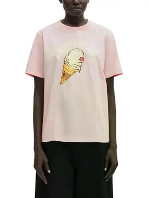 A BATHING APE Graphic-print T-shirt - Pink