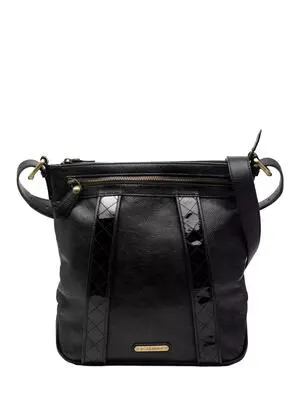Burberry Leather Crossbody Bag - Black