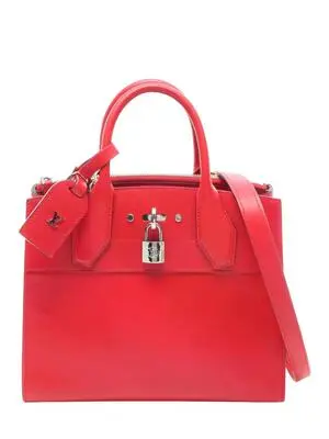LOUIS VUITTON City Steamer Pm Satchel - Red