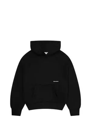 ABOUT:BLANK Logo-Print Hoodie Black