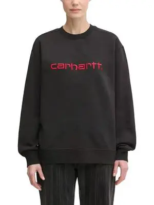 Carhartt Work In Progress Logo-embroidered Sweatshirt - Black