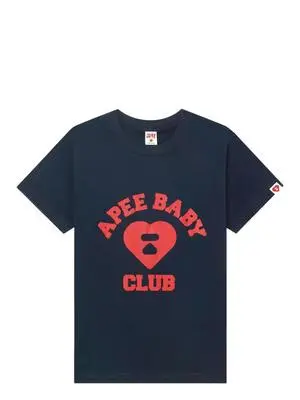 A BATHING APE Apee™ * Heart Print T-shirt - Blue