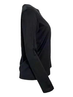 Balmain Embroidered Long-sleeve T-shirt - Black