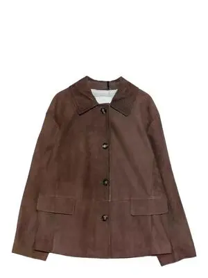 Max Mara Button Patch-pocket Jacket - Brown