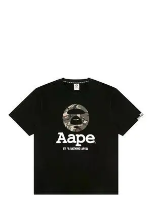 AAPE BY *A BATHING APE Cotton T-shirt - Black