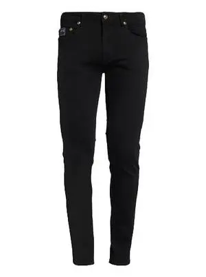 Versace Skinny Fit Jeans In Stretch Denim - Black