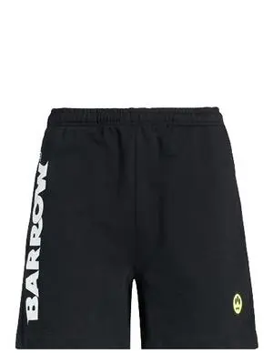 BARROW Cotton Blend Athletic Shorts - Black