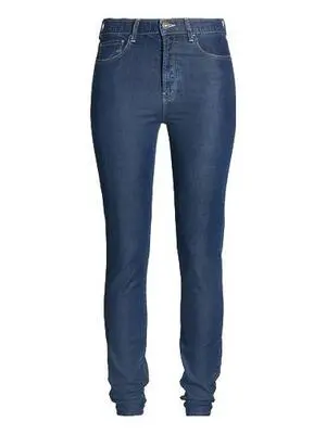 Emporio Armani Skinny Jeans In Lyocell, Cotton, And Elastane - Blue