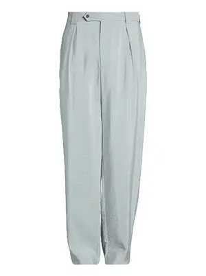 Giorgio Armani Crepe Wide Leg Pants - Sage Green