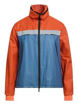 .12 PUNTODODICI Multicolor Nylon Windbreaker Jacket - Orange