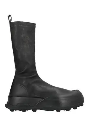 JIL SANDER Synthetic Flatform Boots - Black
