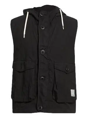 Emporio Armani Cotton-polyamide Military Vest - Black