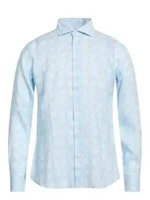 Fedeli Shirt Sky Size Linen - Blue