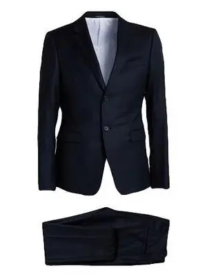 Emporio Armani Suit Size Virgin Wool, Silk - Navy