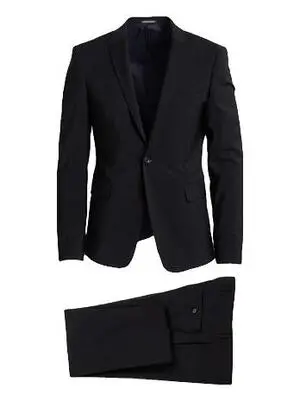 Emporio Armani Suit Midnight Size Virgin Wool - Blue