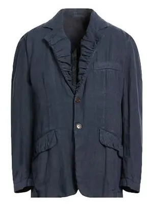 VIVIENNE WESTWOOD Single-breasted Linen Blazer - Navy