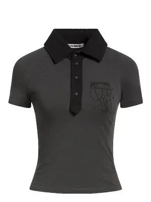 Ottolinger Organic Cotton & Elastane Polo Shirt - Black