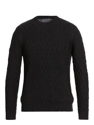 EREDI DEL DUCA Solid Crewneck Sweater - Black