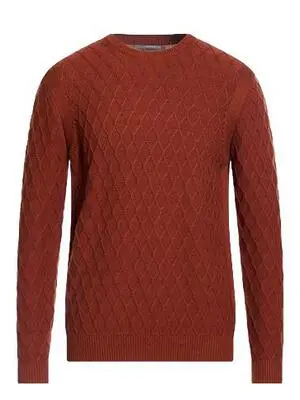EREDI DEL DUCA Solid Crewneck Sweater - Brown