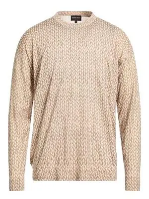 Giorgio Armani Sweater In Virgin Wool - White