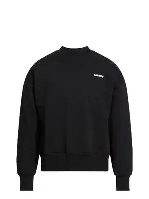 BARROW Cotton Terry Crewneck Sweatshirt - Black
