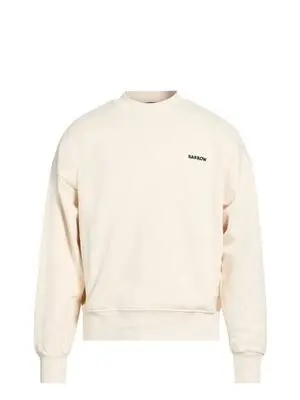 BARROW Cotton Terry Crewneck Sweatshirt - White
