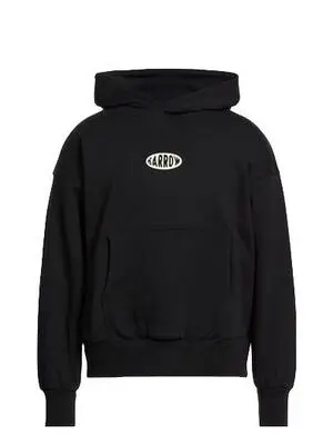BARROW Cotton Logo Hooded Sweatshirt - Black