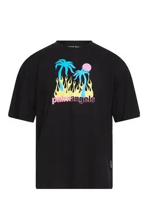 Palm Angels T-shirt Size Cotton - Black