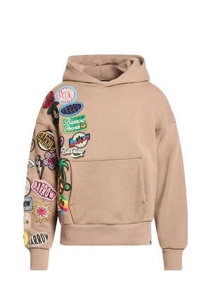 BARROW Cotton French Terry Hoodie - Beige