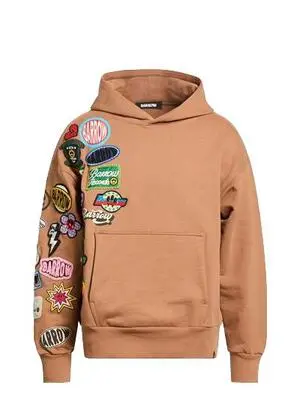 BARROW Hooded Light Cotton Sweatshirt Camel