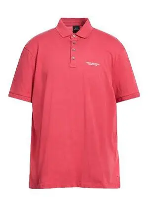 Armani Exchange Polo Shirt Size Cotton - Tomato Red