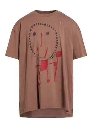 VIVIENNE WESTWOOD T-shirt Chocolate Size Cotton, Elastane - Brown