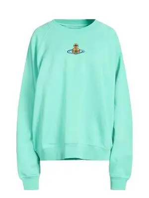 VIVIENNE WESTWOOD Cotton French Terry Sweatshirt - Blue