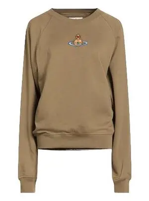VIVIENNE WESTWOOD Cotton French Terry Sweatshirt - Khaki