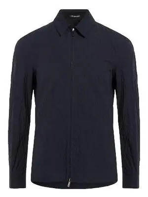 Emporio Armani Shirt Midnight Size Cotton, Elastane - Blue