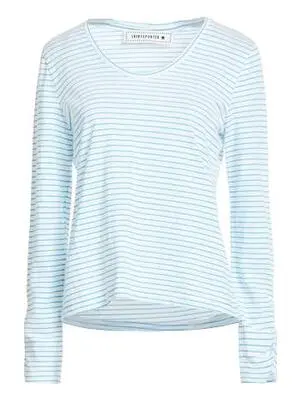SHIRTAPORTER Striped Stretchy T-shirt - Blue