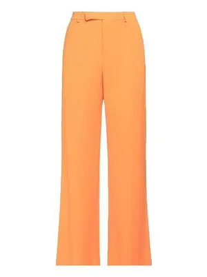 SIMONA CORSELLINI Flared Slim-leg Crepe Pants - Orange