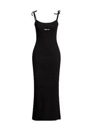 DISCLAIMER Flared Maxi Dress - Black
