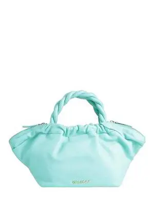 BALDININI Handbag In Polyamide And Cow Leather With Detachable Shoulder Strap - Blue