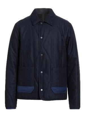 SEASE Puffer Jacket In Virgin Wool Blend With Logo Detail
